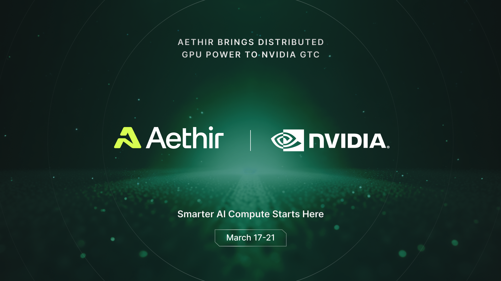 Aethir Brings Distributed GPU Power to GTC